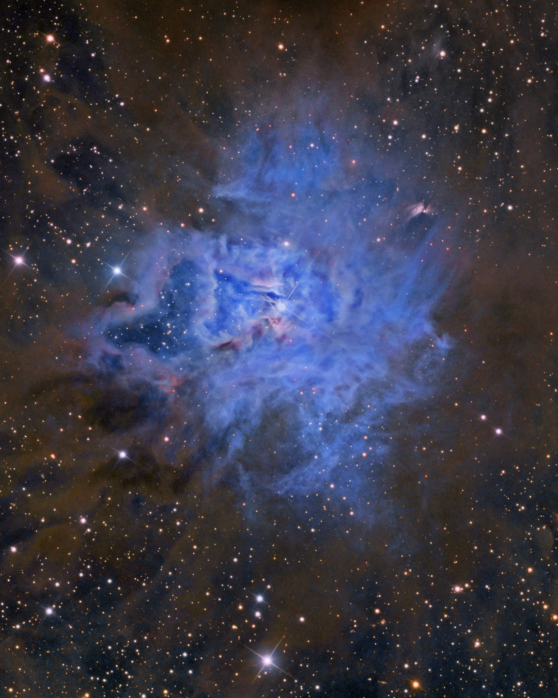 Imagens do Universo: NGC 7023: A Nebulosa da Íris