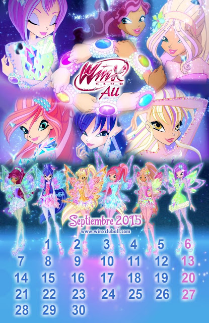 ¡Calendario Winx Club All septiembre 2015! - Winx Club All september ...