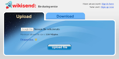 Wikisend, servizio senza registrazione per condividere video, foto, e ...