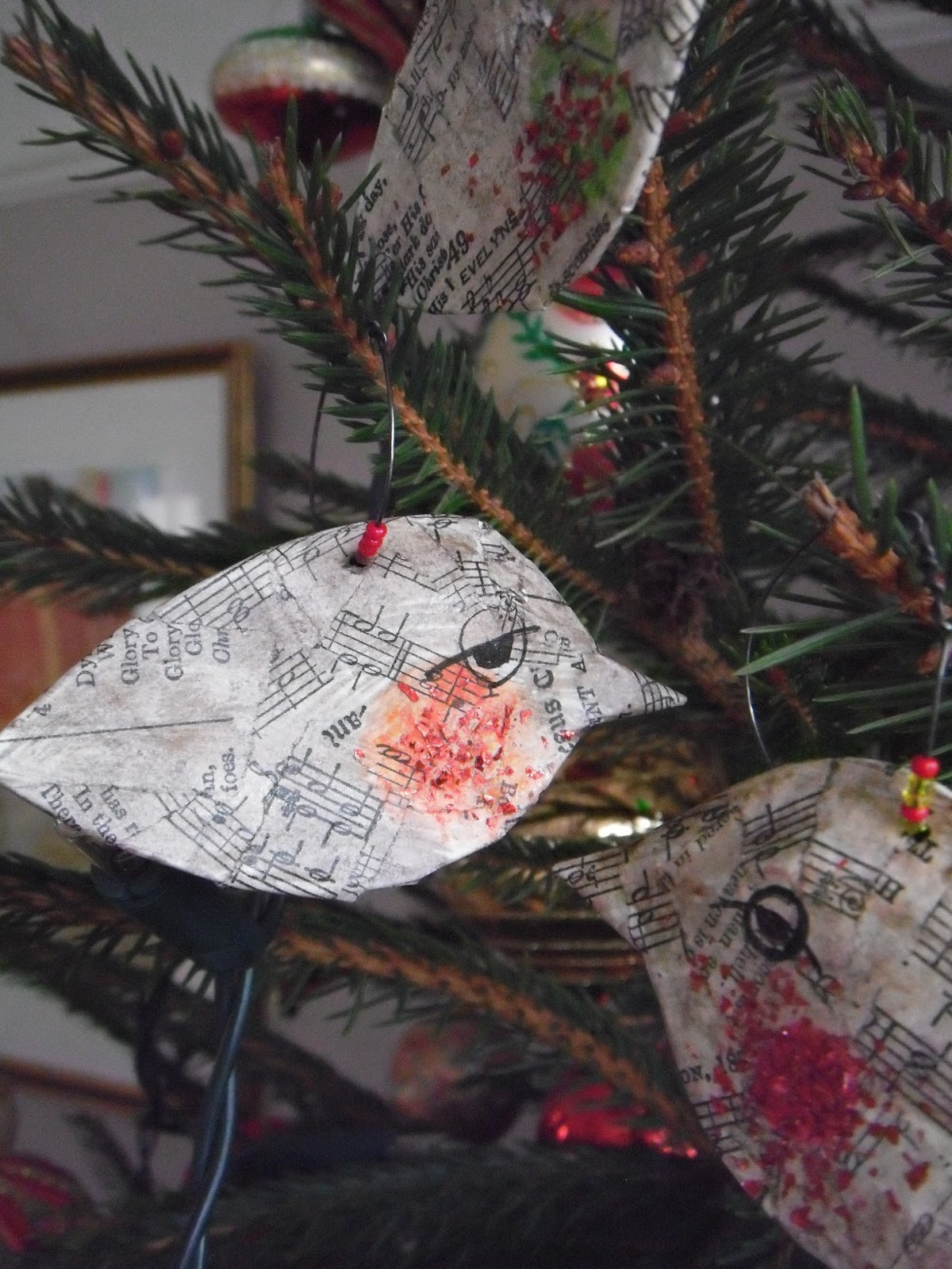 My Curious Tea Party: Free tutorial - little paper bird