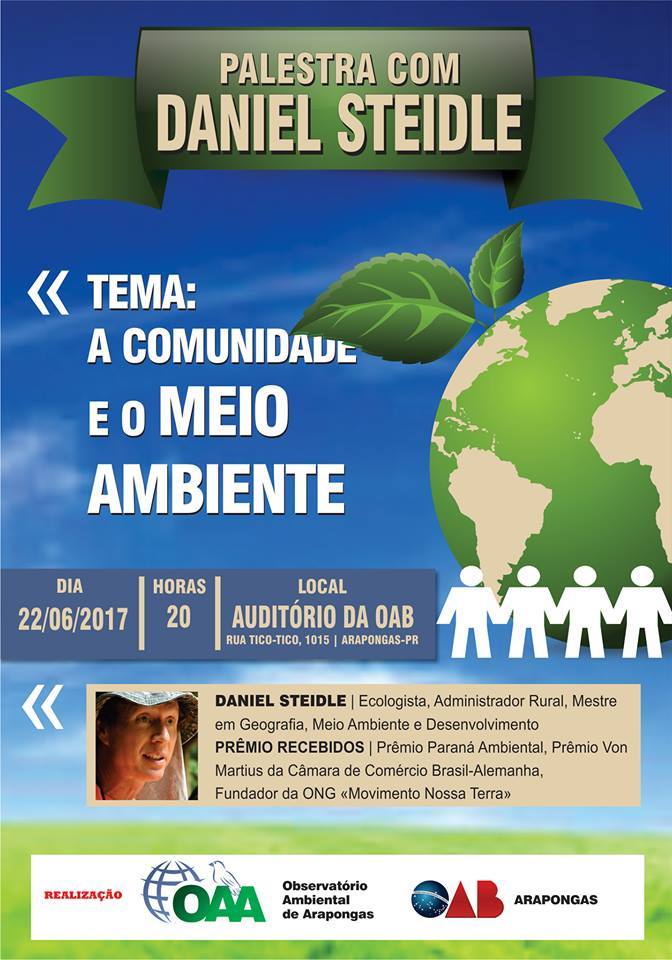 BLOG DO FARINA: DANIEL STEIDLE EM ARAPONGAS