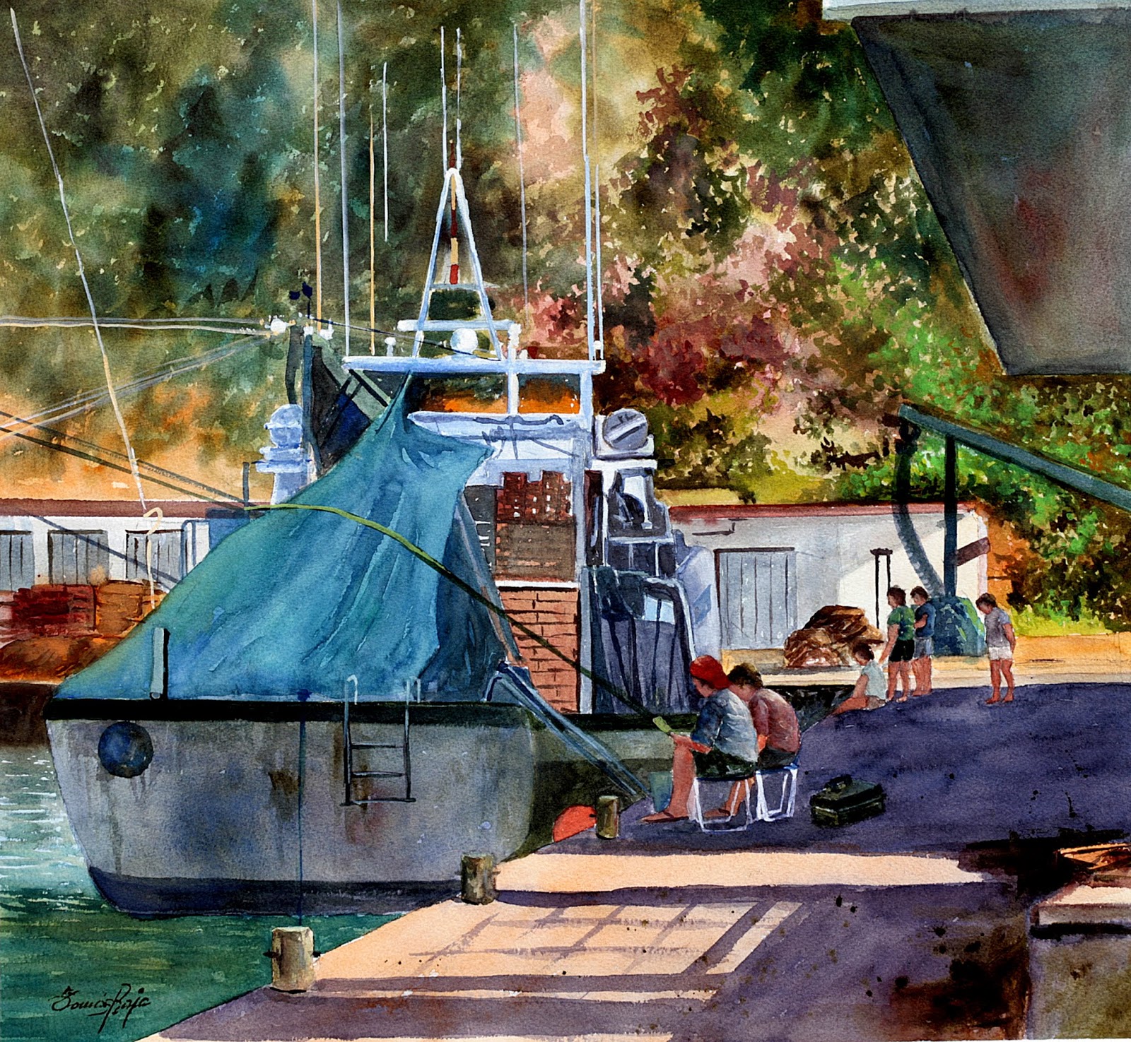 TOMAS RAJA - ACUARELAS - WATERCOLOR: MEDITERRANEA
