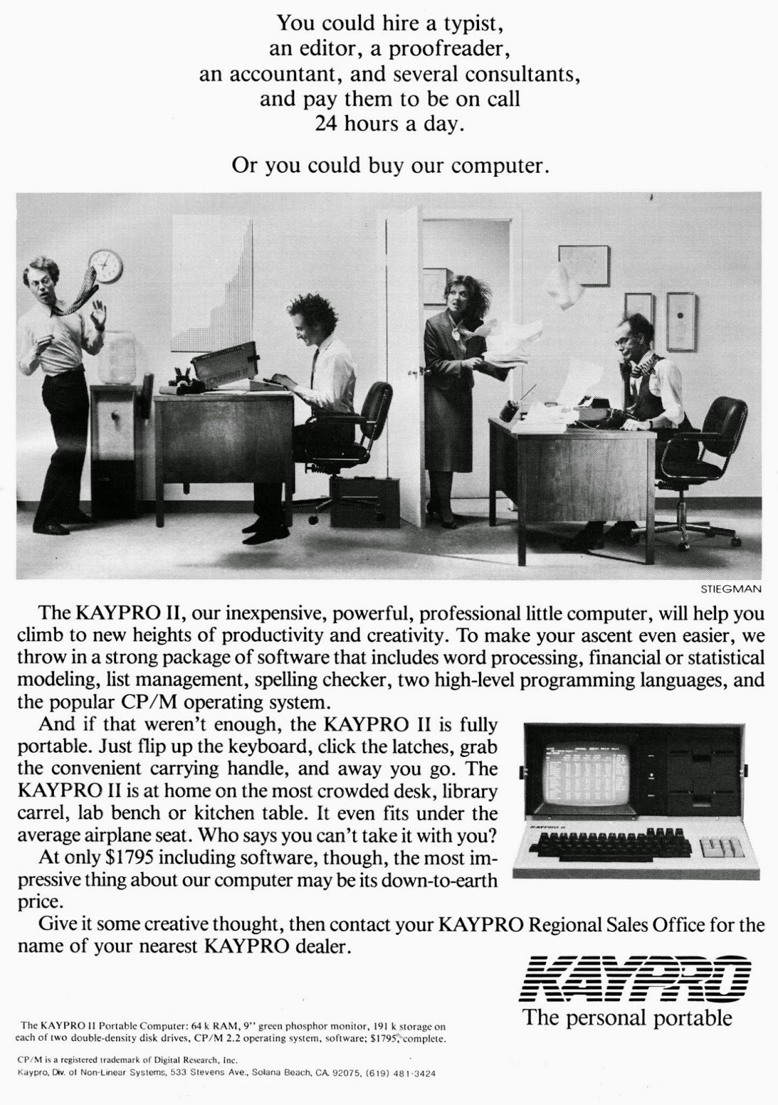 Progress is fine, but it's gone on for too long.: Remember Kaypro?