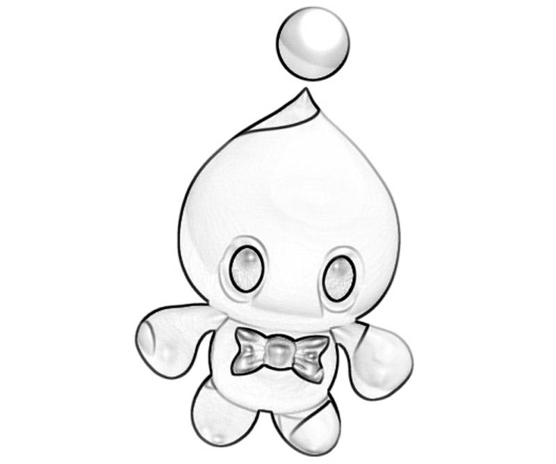 Sonic And Chao Coloring Pages