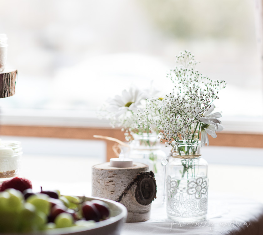 Rustic Romantic Spring Bridal Shower | Personally Andrea: Rustic ...