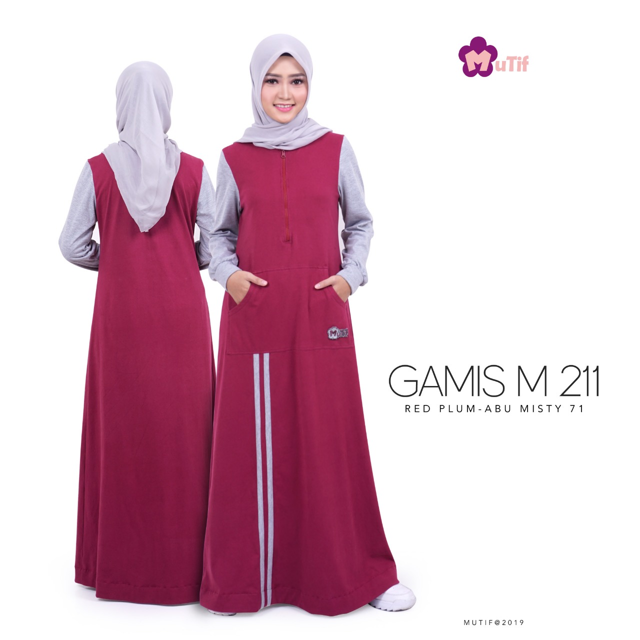 KOLEKSI TERBARU GAMIS MUTIF M 211