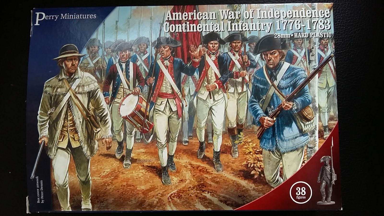 Painting Wargames Figures: AWI Continental Infantry Marshall's Regiment