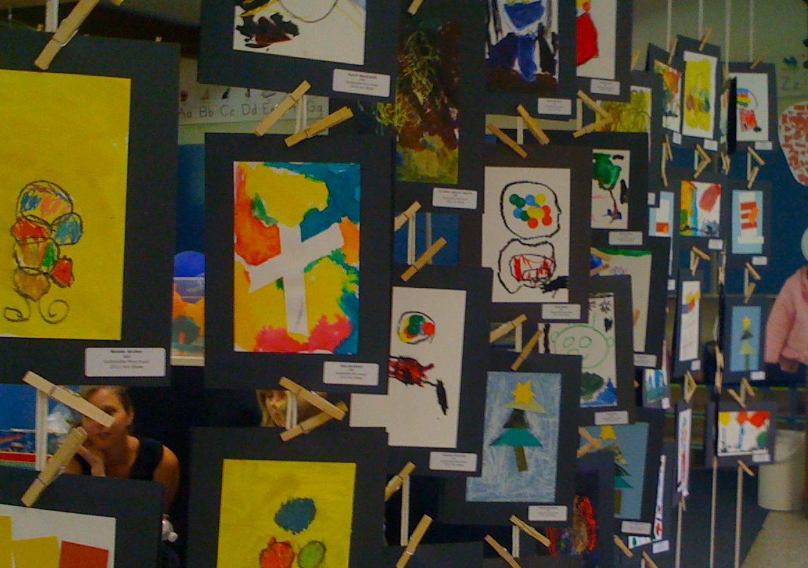 Kids Art Market: Art Show at Sutterville Preschool