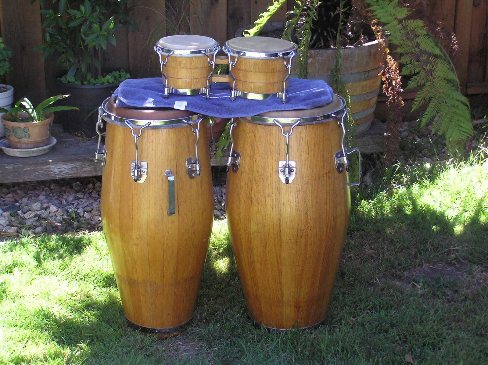 Rumba Instruments: Drums and friends and friend's drums