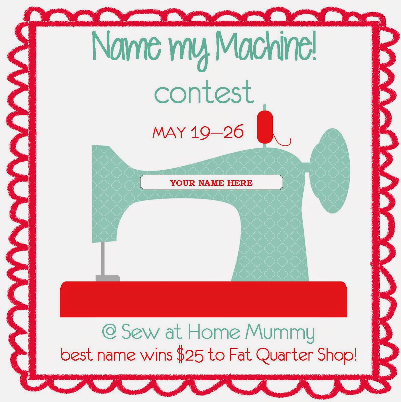 Sew at Home Mummy: Let's have some fun: Name my Singer 66-16 Contest ...