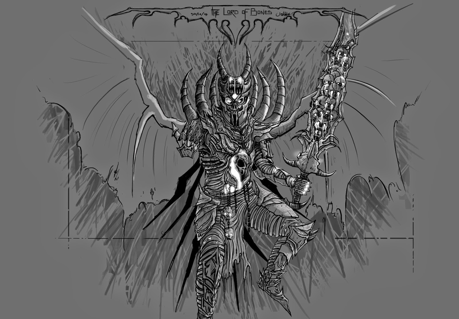 Jamie Stubbs CG Artist: The Lord of Bones Concept art