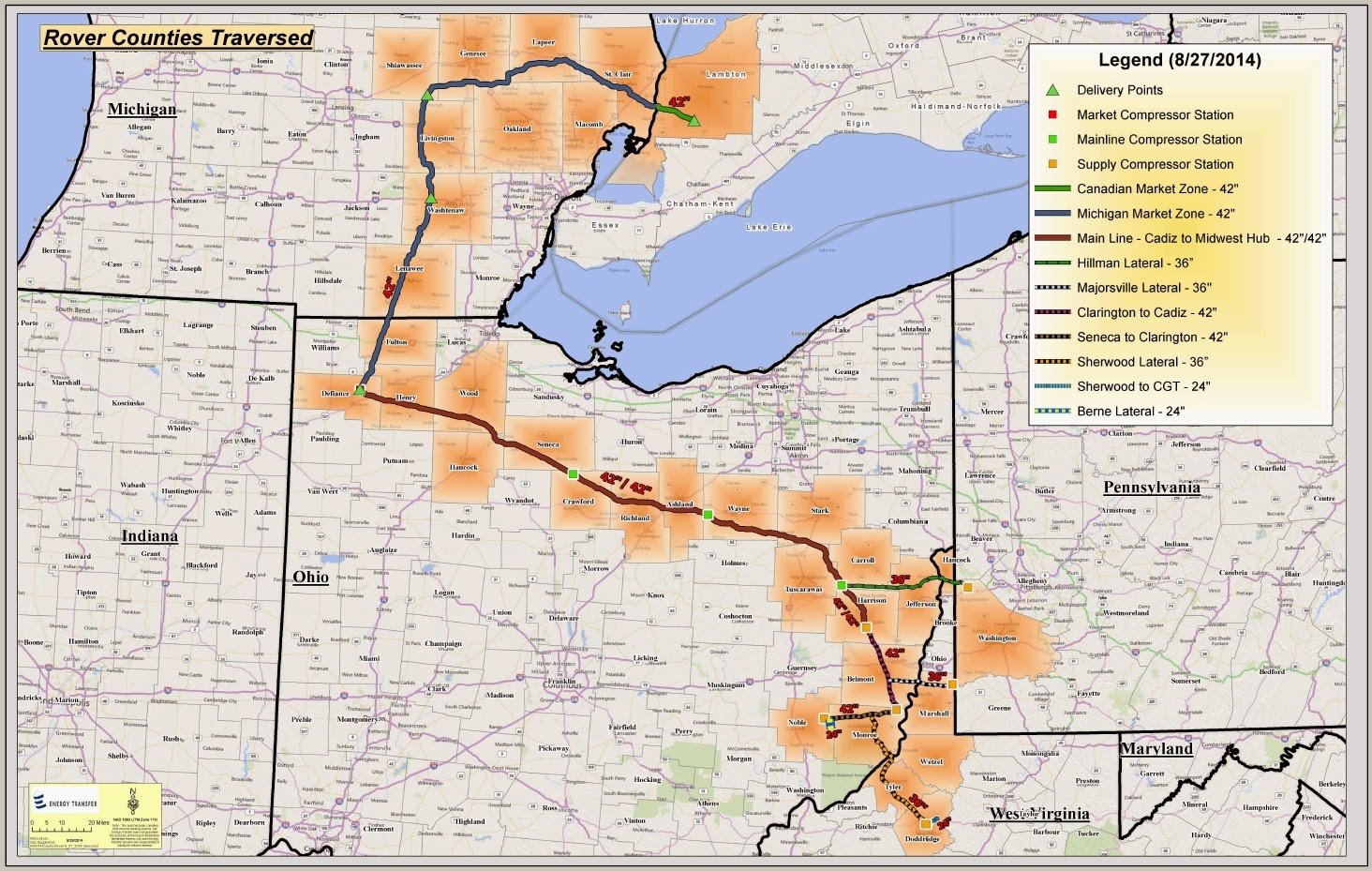 Rover Pipeline to Spend $85 Million with Ohio-Based Vendors