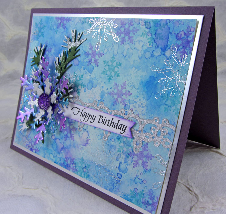 Art By Wanda: Happy Birthday Snowflakes