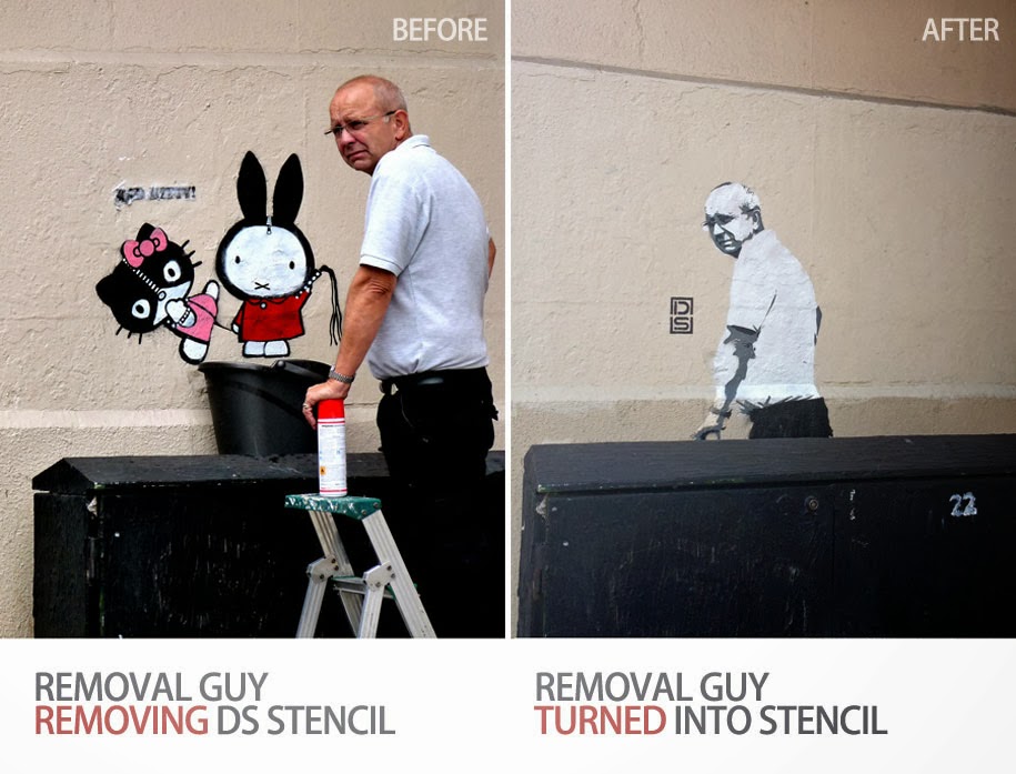 Vintage and Wonderful: Street Art Humour