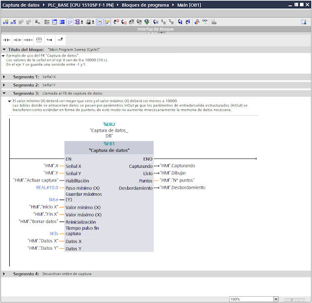 Notas de automatización: Una función de bloque (FB) para el registro de ...