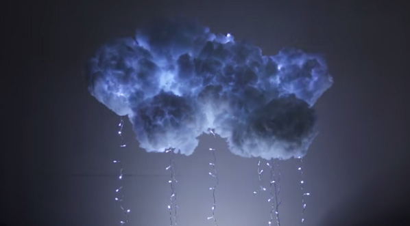 Awesome Cloud Light Decoration With Cotton And LED Lights! ~ ♥ ...