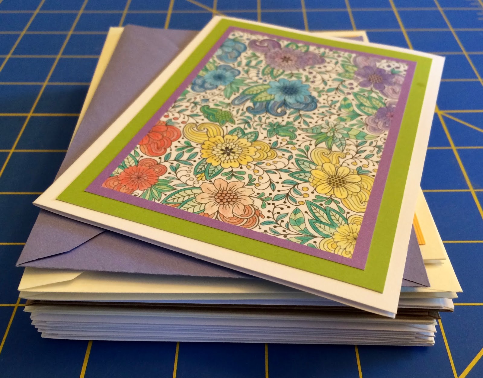 Joyful Puttering: Collecting Creating Connecting: Stack of Cards