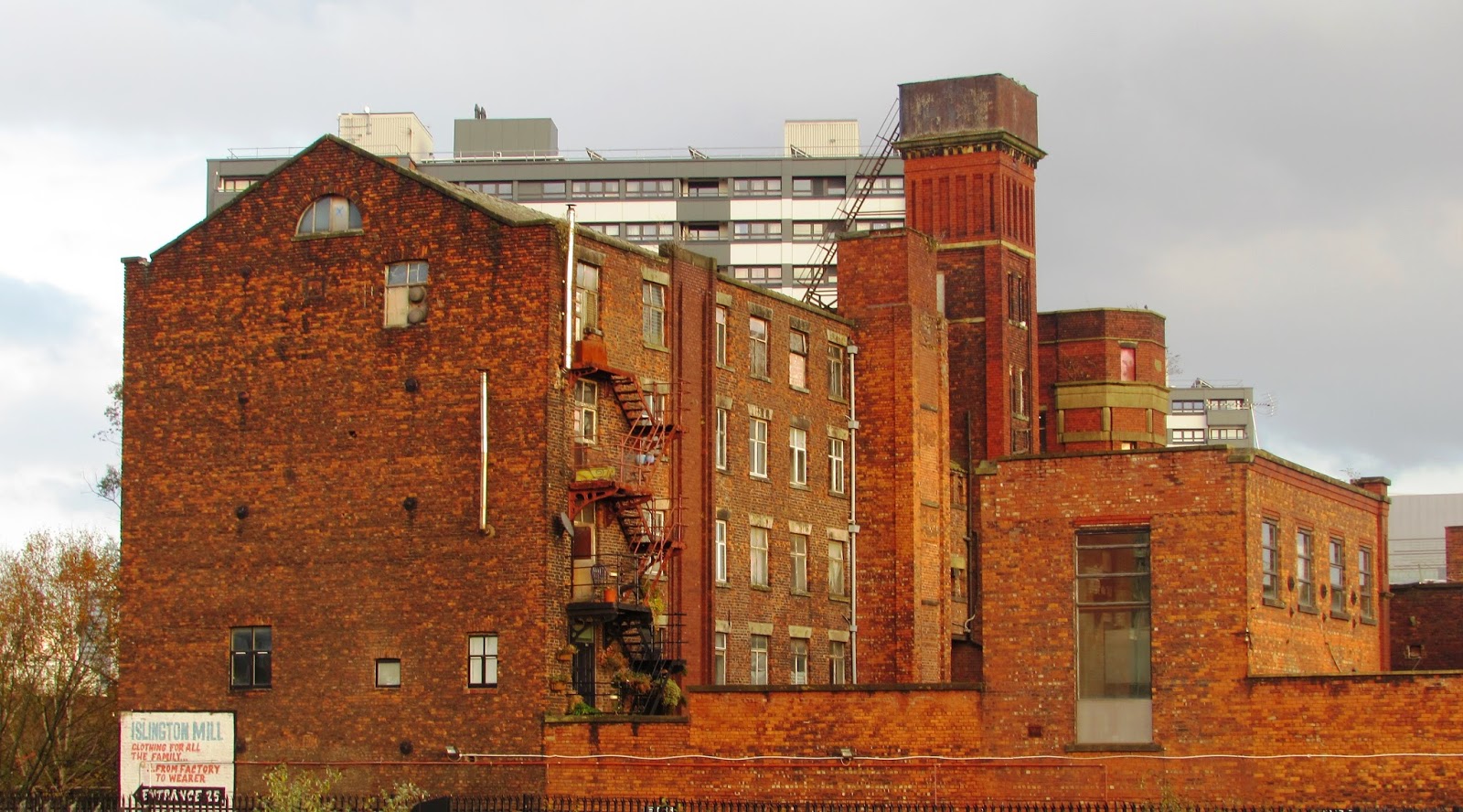 Andrew Simpson: Islington Mill ................. a view rarely photographed