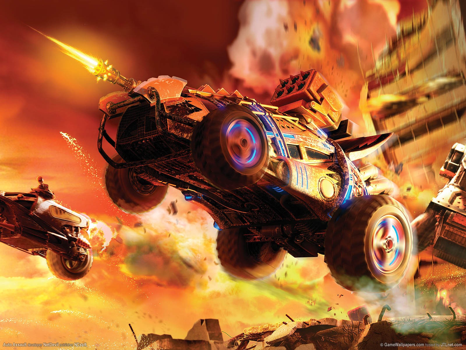 Auto Assault Обзор MMO игры о машинах (Проект закрыт)