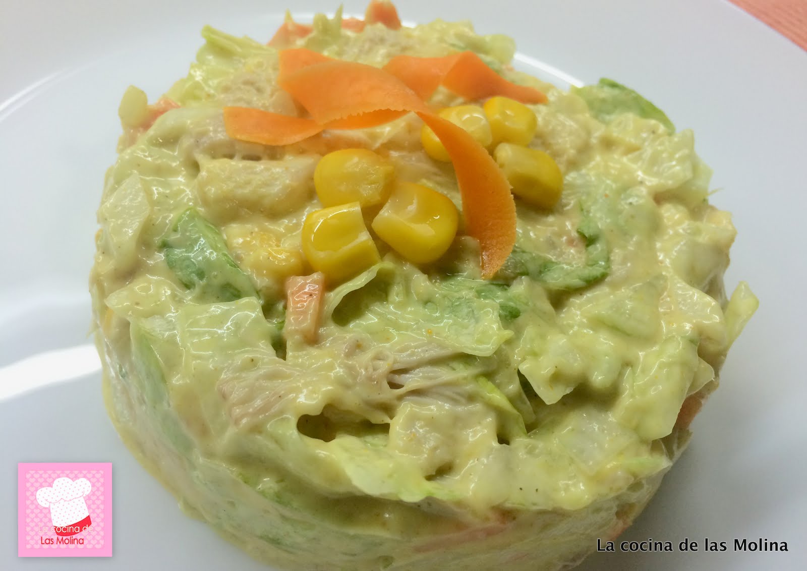 La cocina de las Molina: Ensalada de pollo con mayonesa de curry