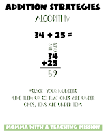 Addition Strategies to build Conceptual Understanding - Momma with a ...