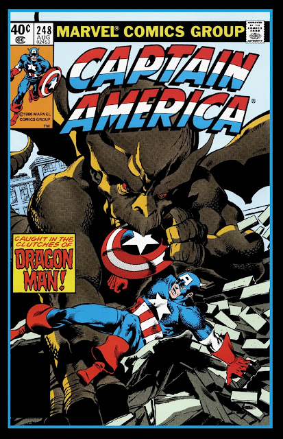 Marvel Comics of the 1980s: 1980 - Anatomy of a Cover - Captain America ...