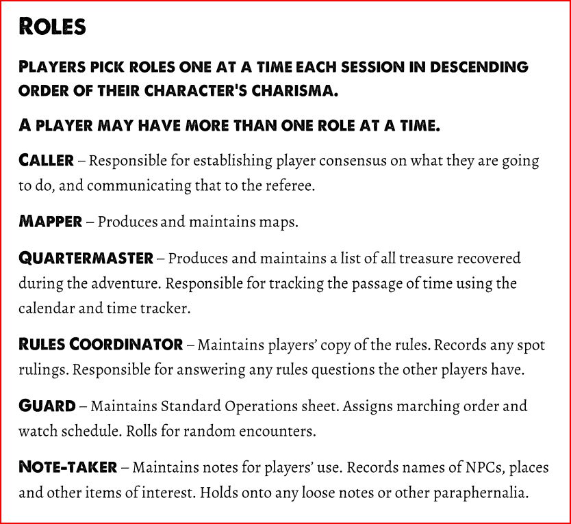 Player Roles (Not Character) : r/rpg