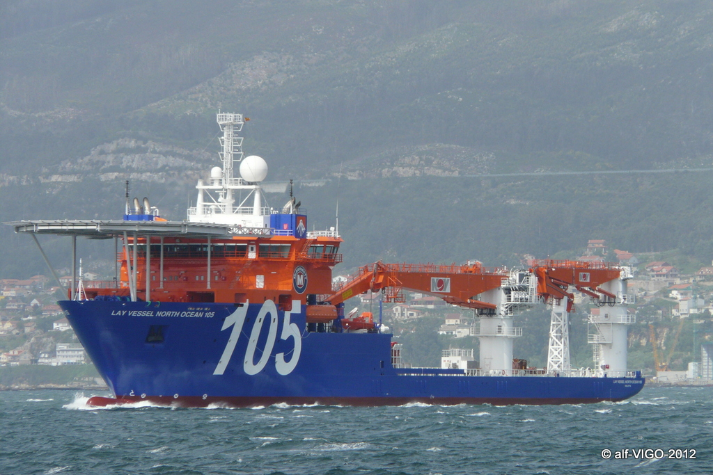 ALF Y SU MUNDO NAVAL: "LAY VESSEL NORTH OCEAN 105"