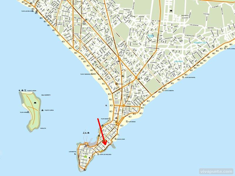 Alquiler Apartamento Punta del Este - Península: UBICACION