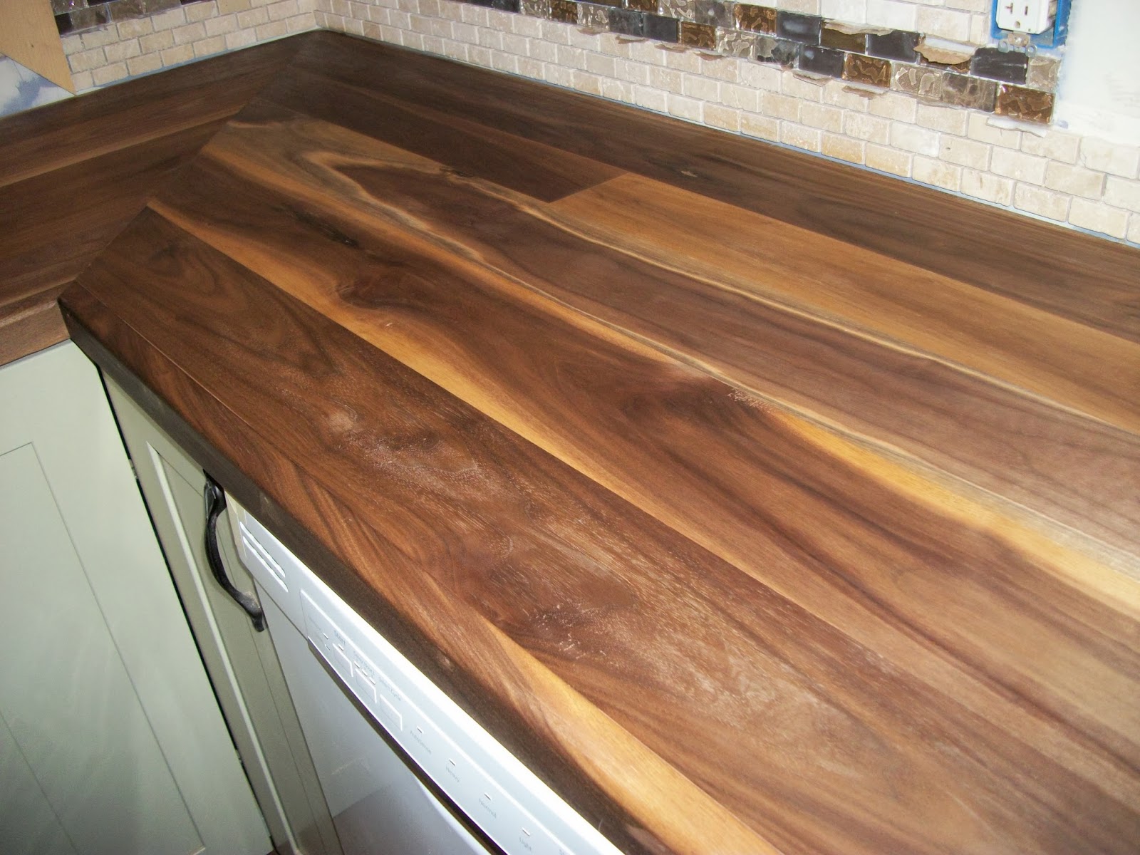 BlackBirchFarm: Black Walnut kitchen countertop