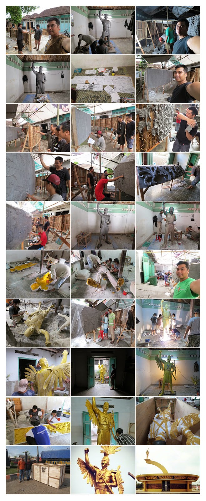 Patung - Relief - Ornamen - Murung Raya, Puruk Cahu - Kalimantan Tengah ...