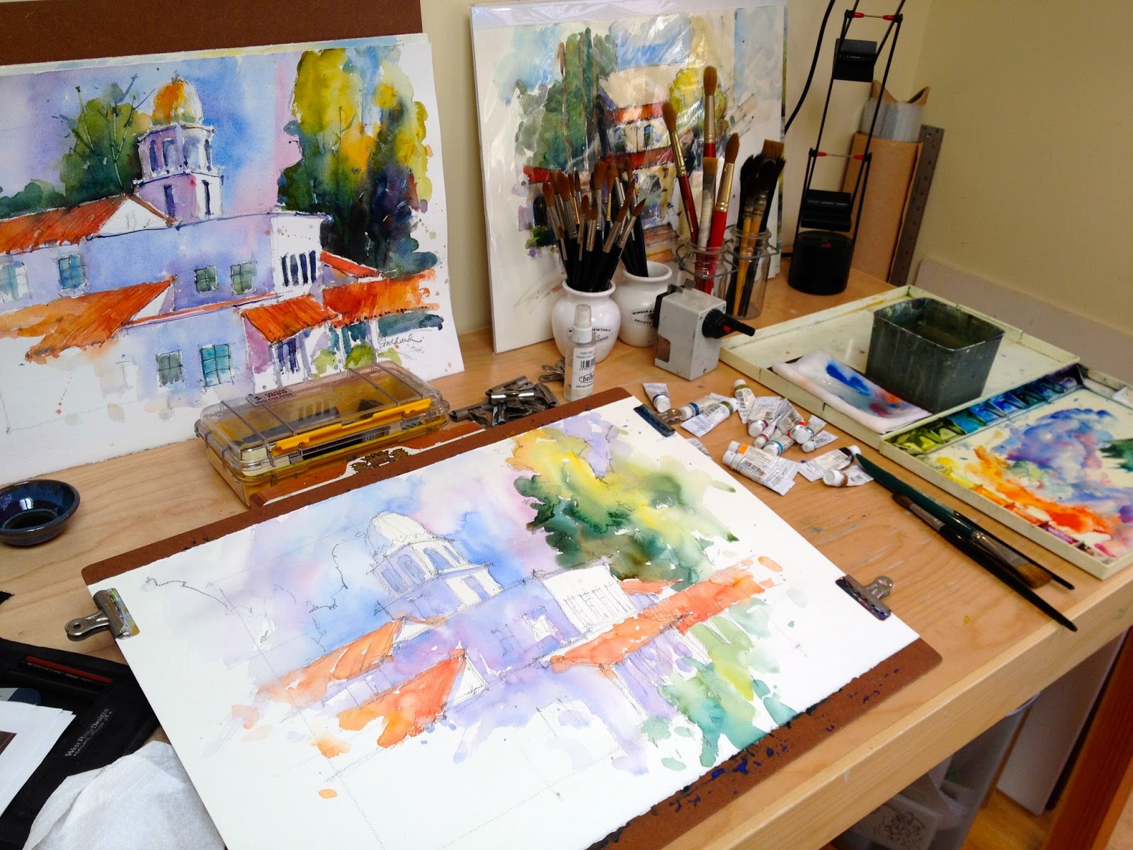 Art and Life: Watercolor Workshop Paintings