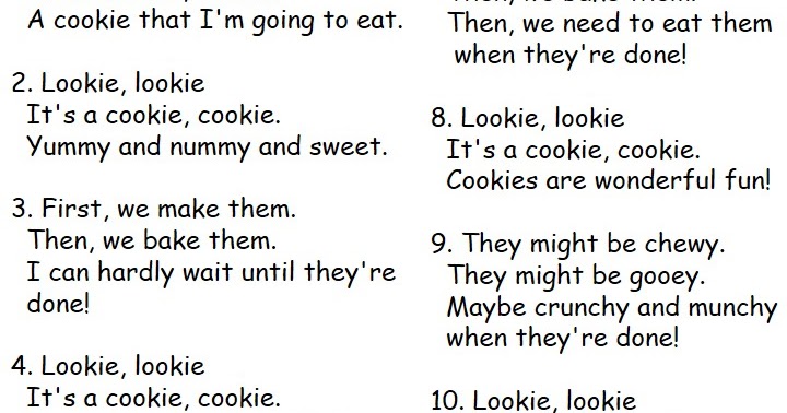 Enjoy Teaching English: Barney - "Lookie, it's a cookie" (song with lyrics)