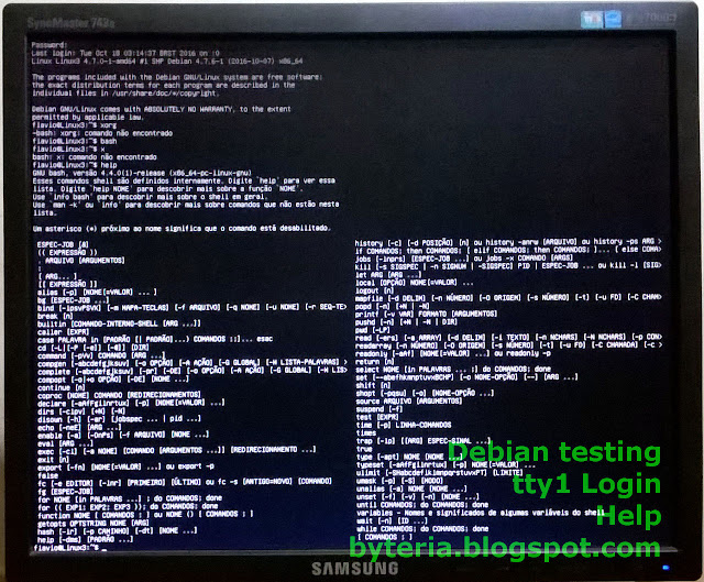 Byteria: Transformação do Debian 8.6 Jessie em Debian testing (não Stretch)