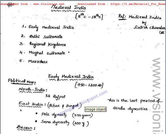 Short Notes on Medieval Indian History for UPSC Civil Service ...