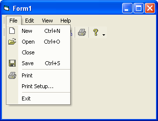 Membuat Menu Icon dan tampilan menarik | Situs Visual Basic