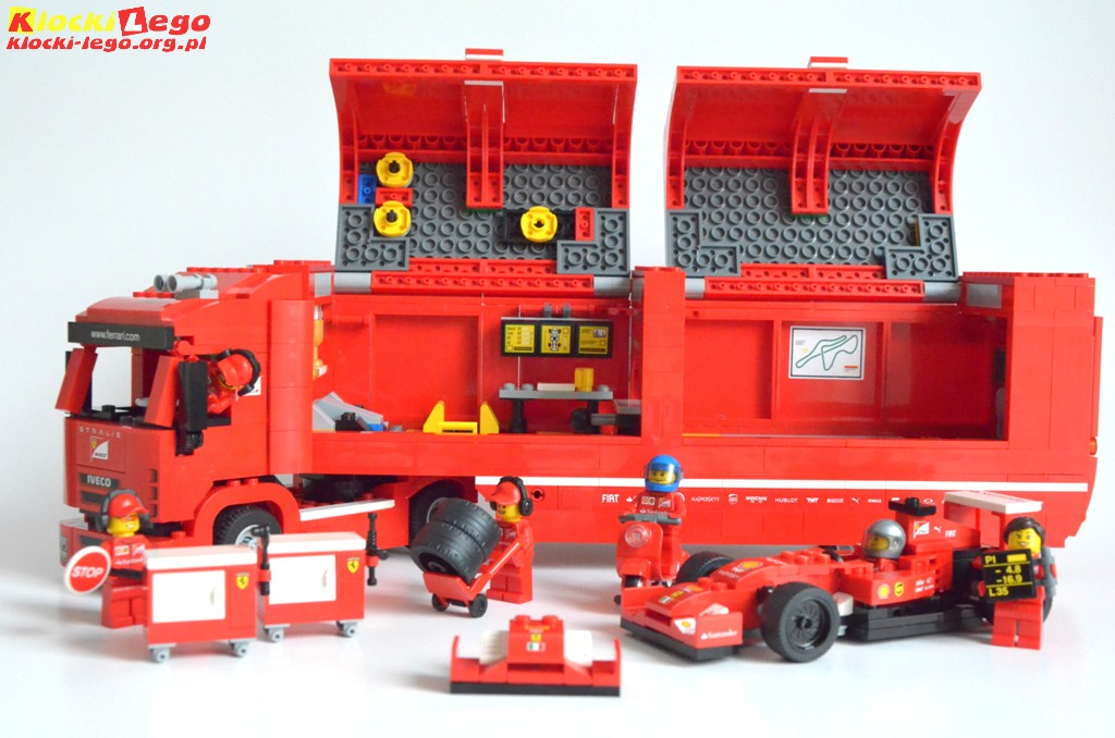 Klocki Lego: 75913 - F14 T & Scuderia Ferrari Truck