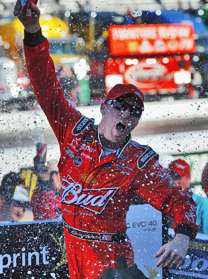 NASCAR Notes: Harvick Comes From Behind Late Again, Wins First ...