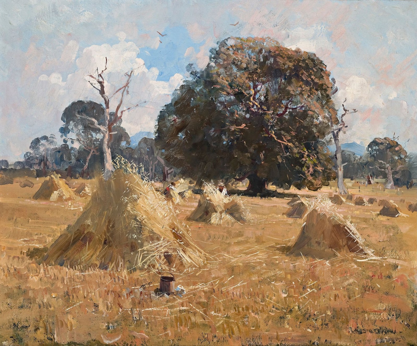 Zitten in de Zon: Australian impressionist: Arthur Streeton