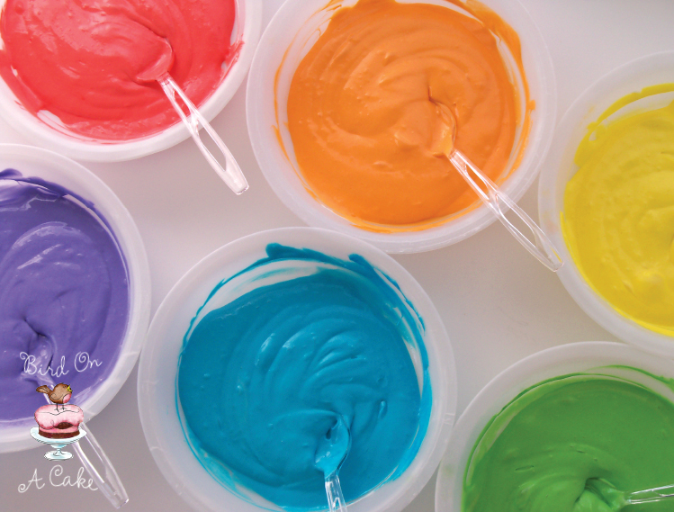 Bird On A Cake: Rainbow Tie Dye Cake