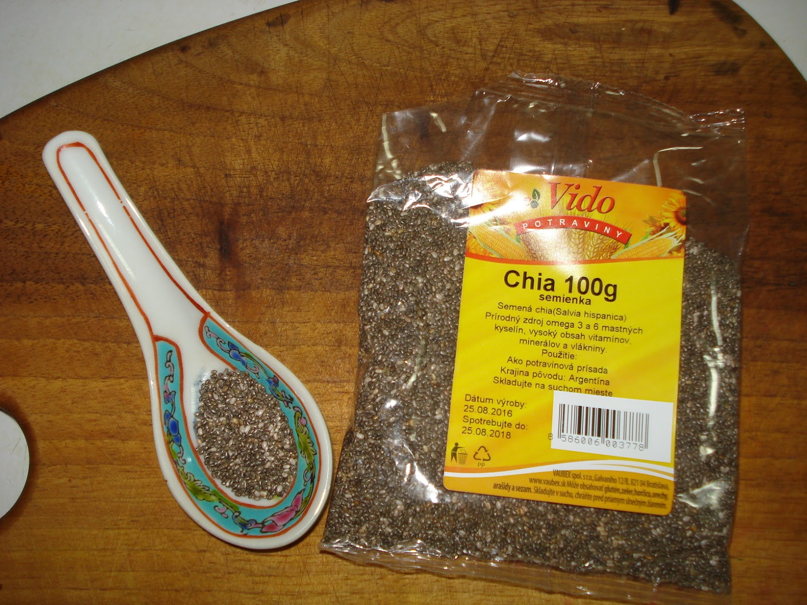 Krížikové vyšívanie: Chia semienka