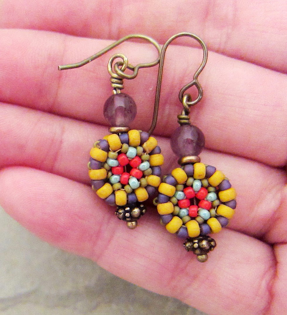 Earrings Everyday: Beaded Bead Earrings