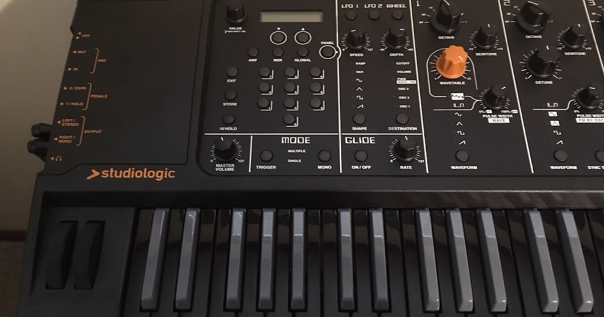 MATRIXSYNTH: Studiologic Sledge 2.0 Black
