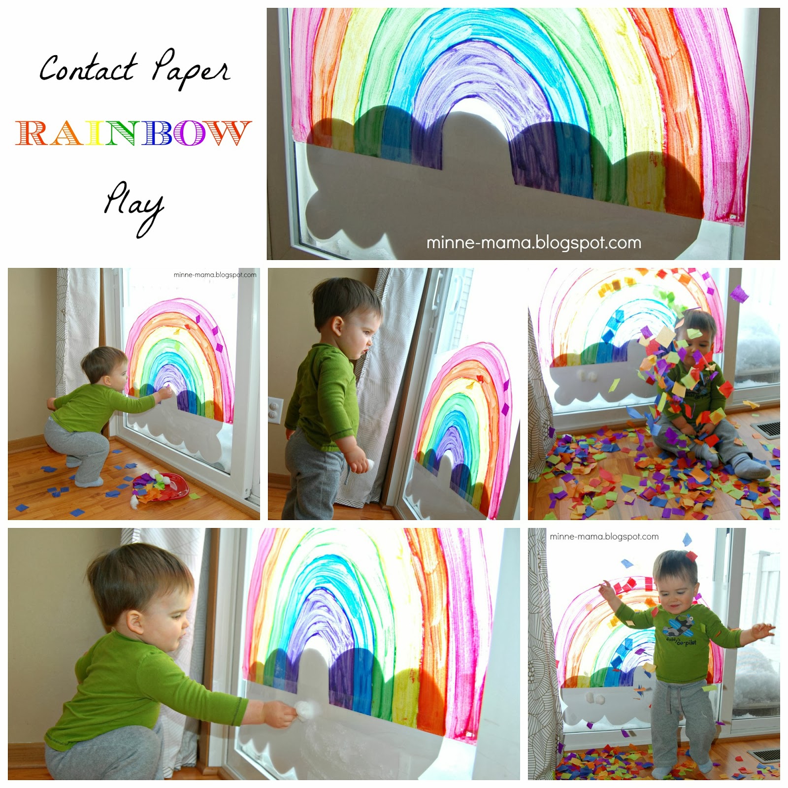 Minne-Mama: Contact Paper Rainbow