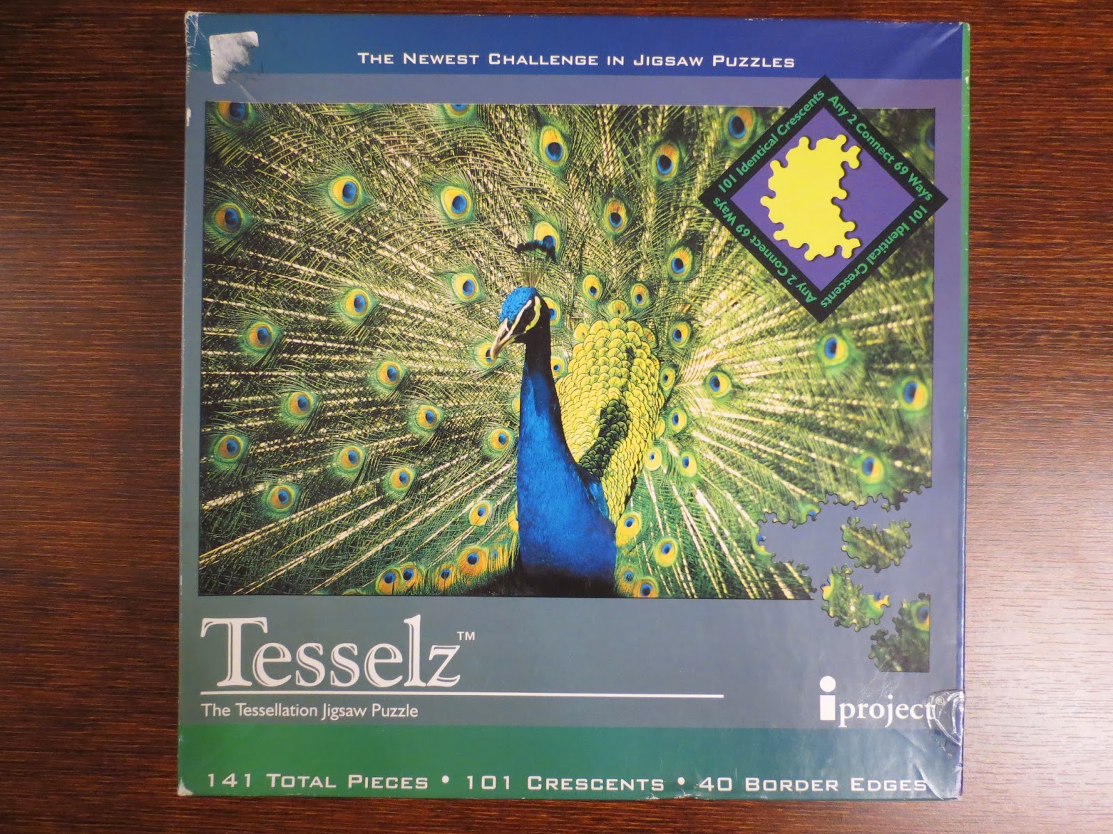 Marcin S. Puzzler : Paw (Peacock) 141 - Tessellation Jigsaw Puzzle