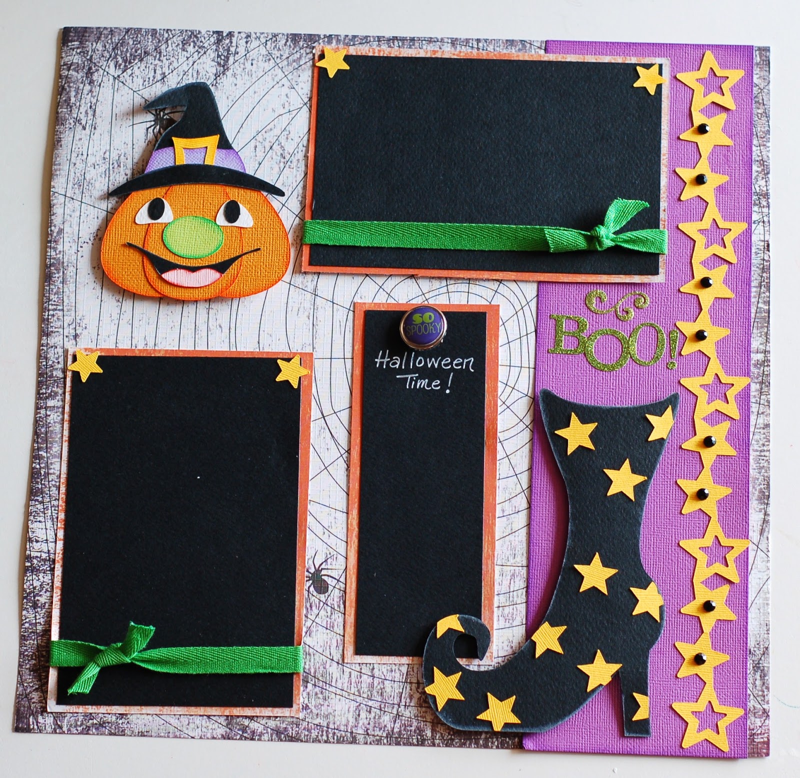 Paper Creations by Kristin: Halloween Layout