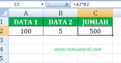 Rumus Perkalian. | Excel