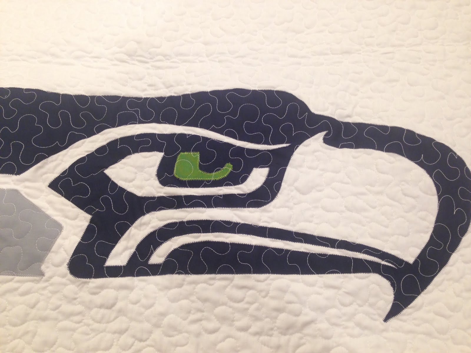 Shiner's view ...: Seahawks quilt