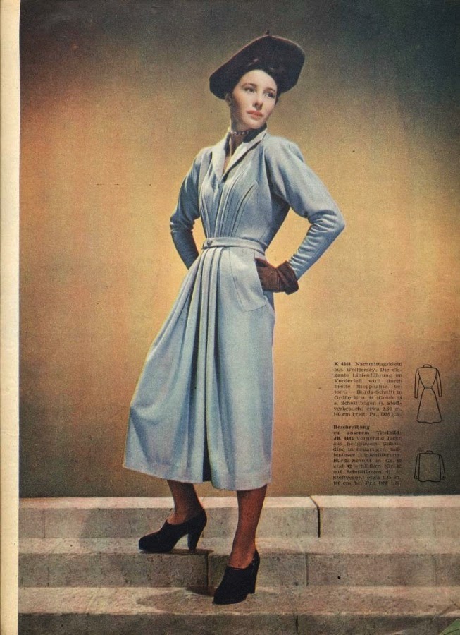 AMARNA ARTESANATO E IMAGENS: REVISTA "BURDA MODEN" Nº9 DE 1950 - clique ...