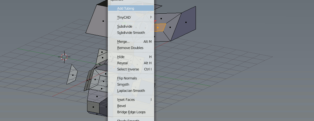 Blender Python: Tube Tool Blender 2.74+